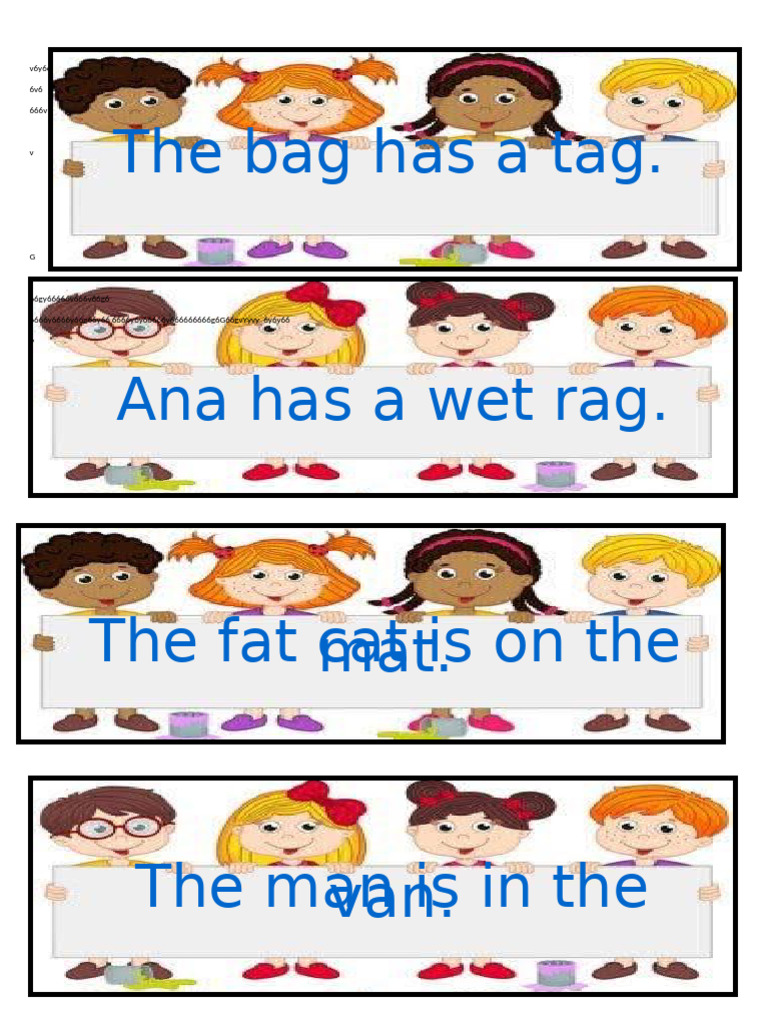 Short Vowel Sounds-Sentences | PDF