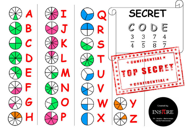 Fractions Secret Code | PDF