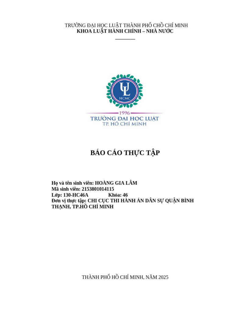 Bctt Gia Lâm Bản Cuối Cùng | PDF