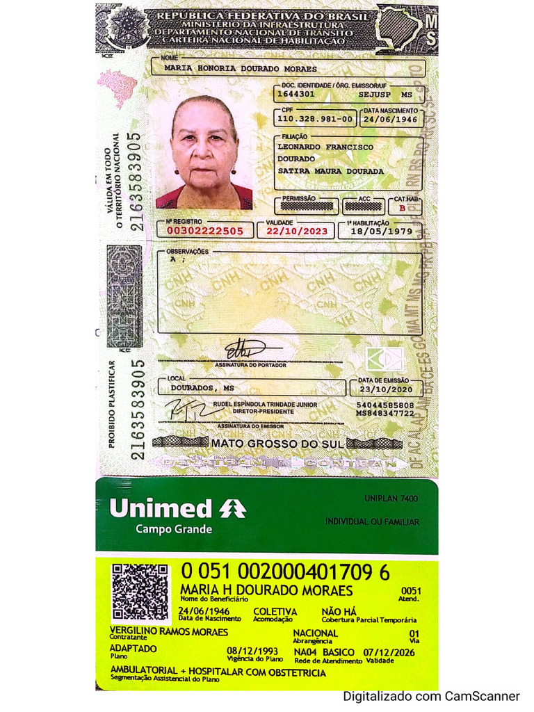 Cartão Unimed Mãe Atual | PDF