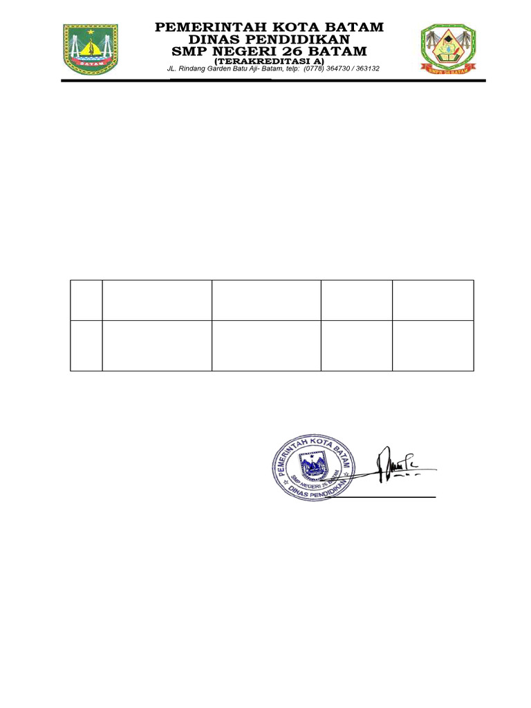 Surat Permohonan Pergantian HP Pak Rinaldi | PDF