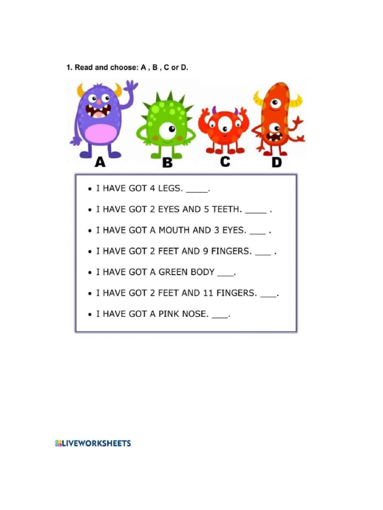 Diseases and Body Worksheets | PDF