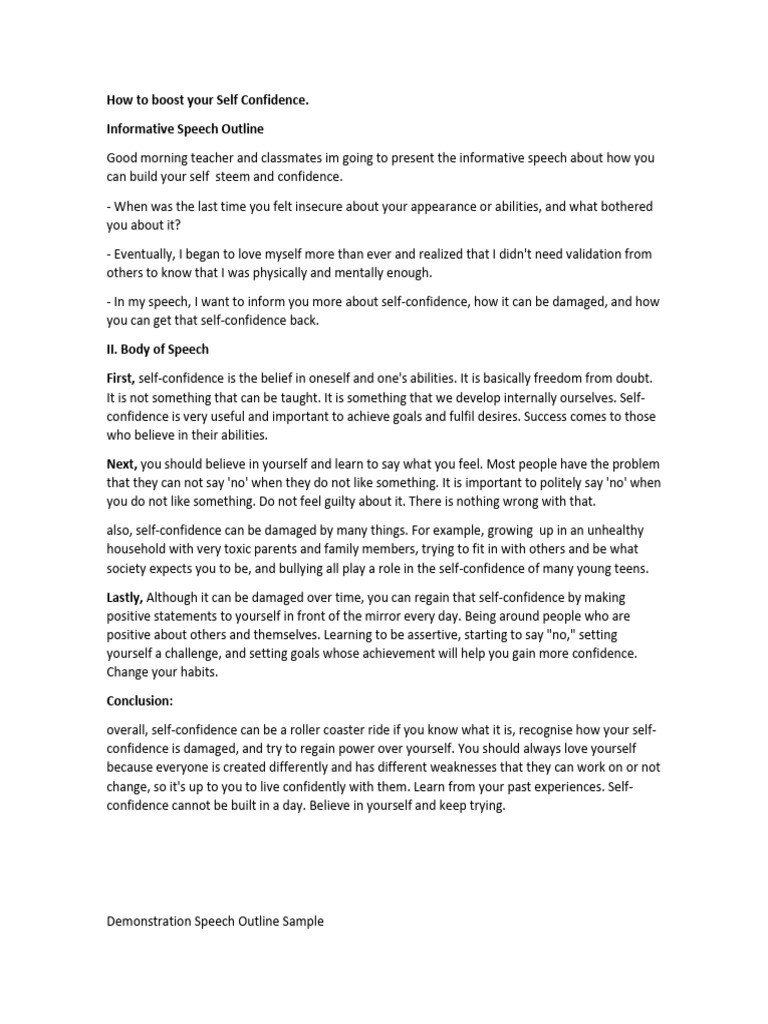 How To Boost Your Self Confidence | PDF | Teaspoon | Dough