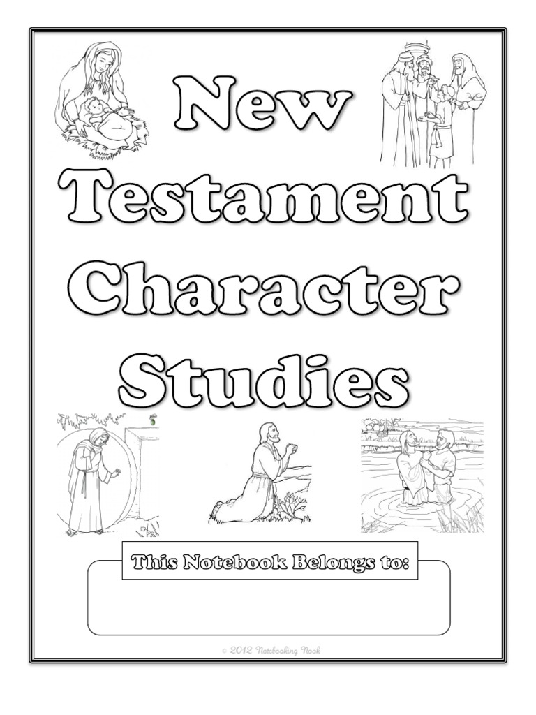 New Testament Character Study Notebooking Pages - Set 2 | Ancient ...