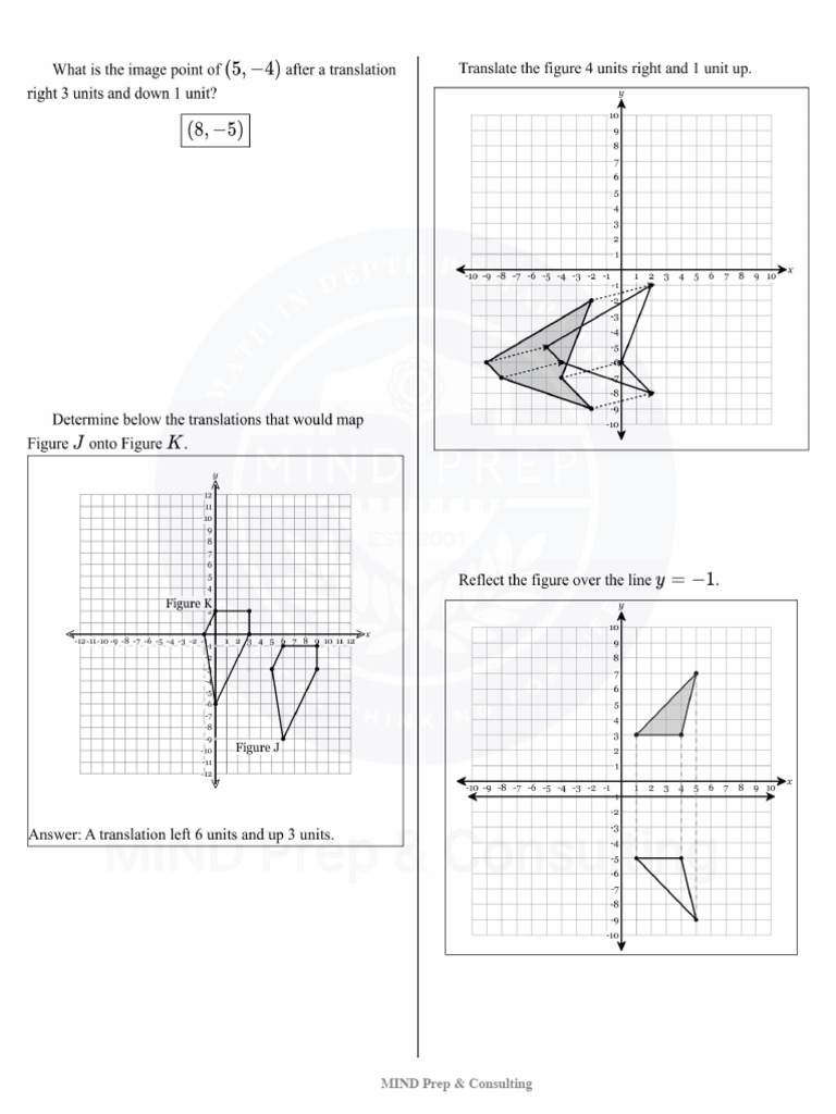 Test - Ch5. Rigid Motions - KEY | PDF