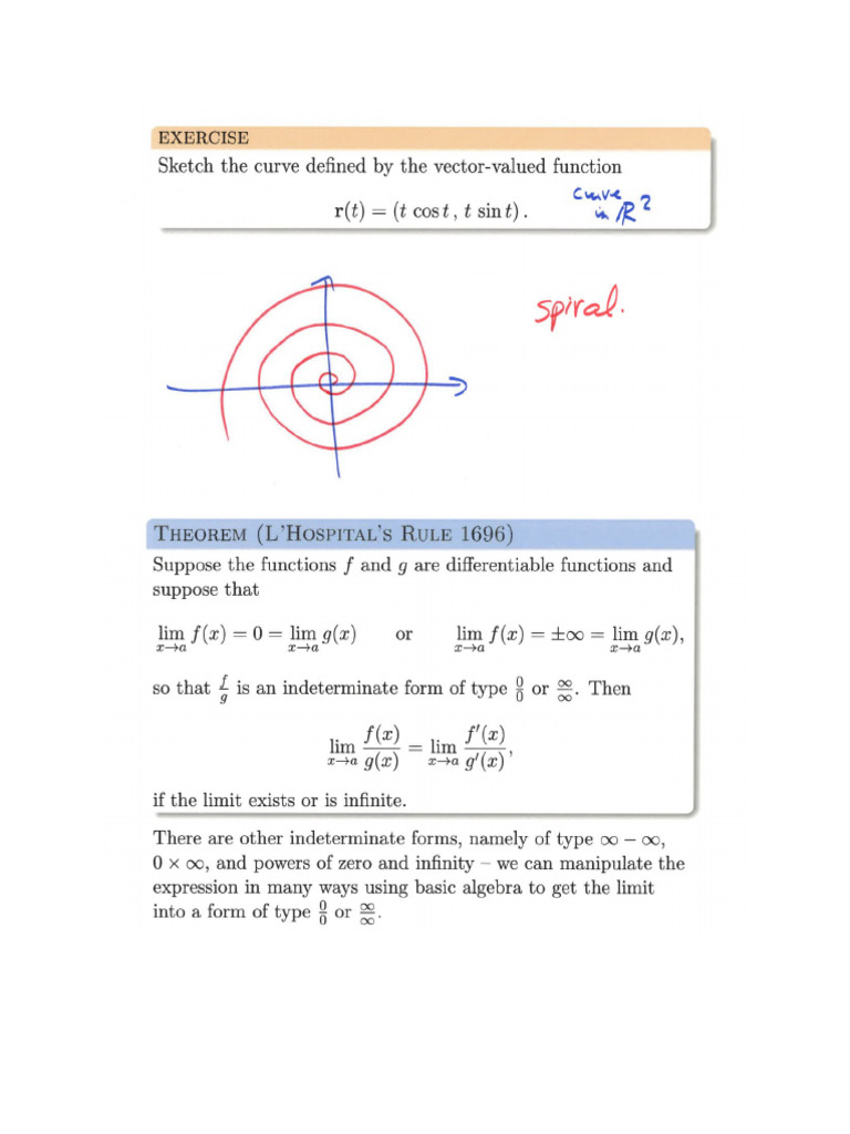 Multivariable Calc Cheat Sheet | PDF