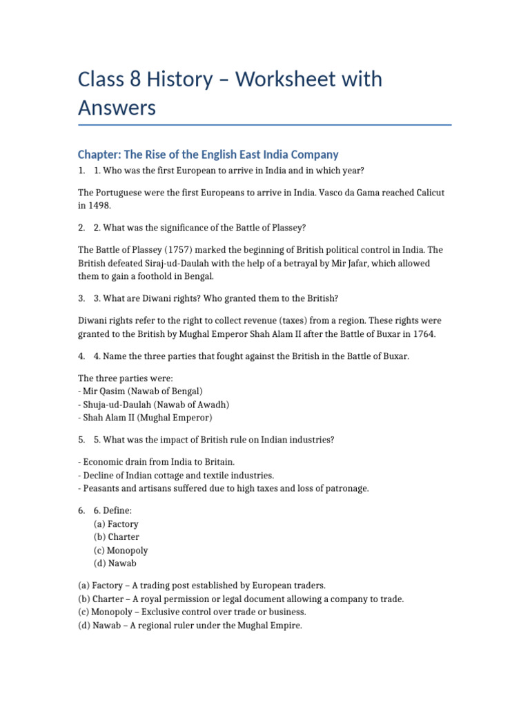 Rise of the English East India Company | PDF | Mughal Empire