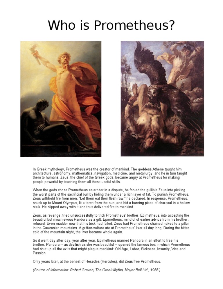Who Is Prometheus | PDF