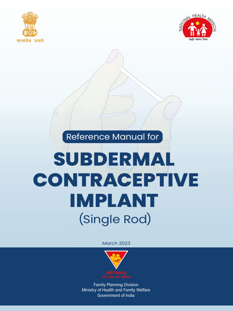 Subdermal Contraceptive Implant Manual | PDF | Birth Control | Pregnancy