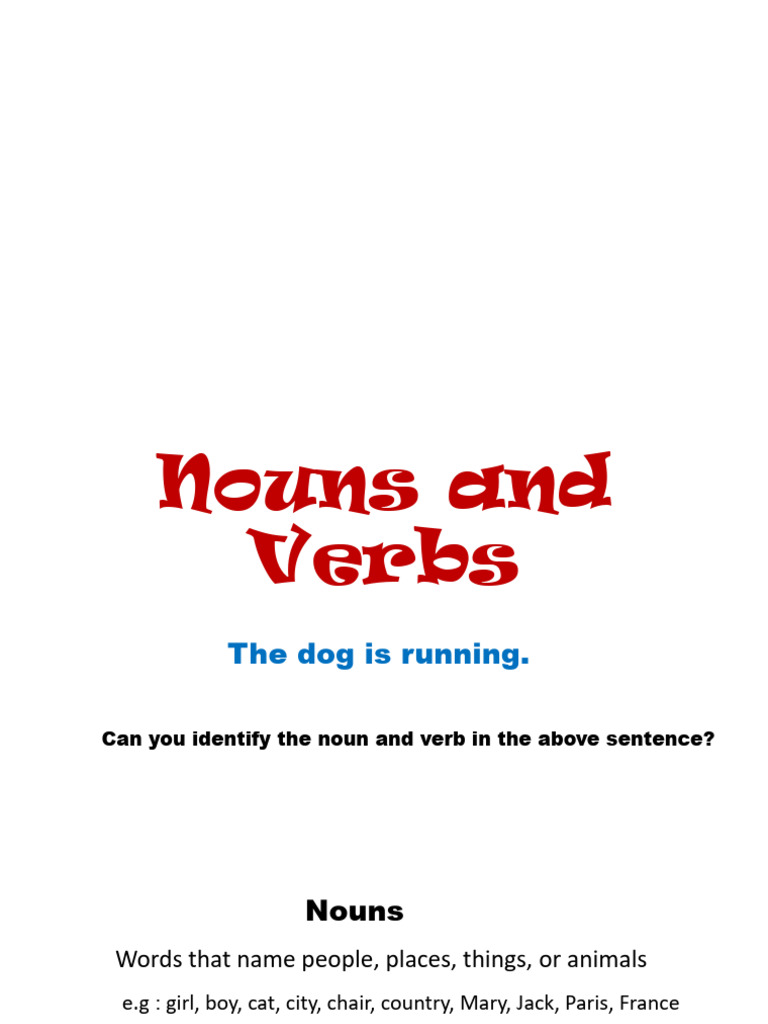 Nouns, Verbs, Adjectives, and Adverbs | PDF | Adverb | Noun