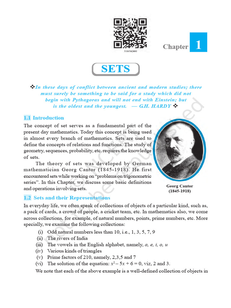 Class 11 Maths NCERT | PDF | Numbers | Mathematics