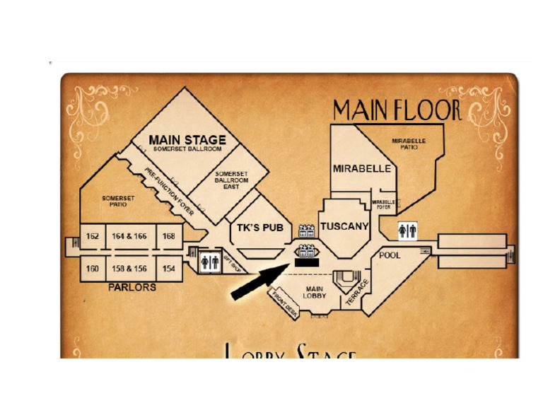 VESL BOOK Lesson 3 Giving Directions Map of Lobby Doc1 | PDF