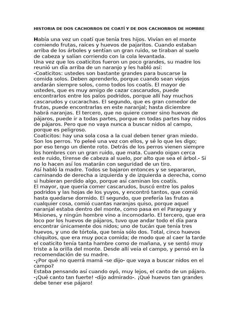 Cuentos de La Selva | PDF | Pollo | Aves