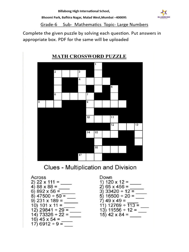 Grade6 Math Holiday Homework PDF - 250501 - 082411 | PDF