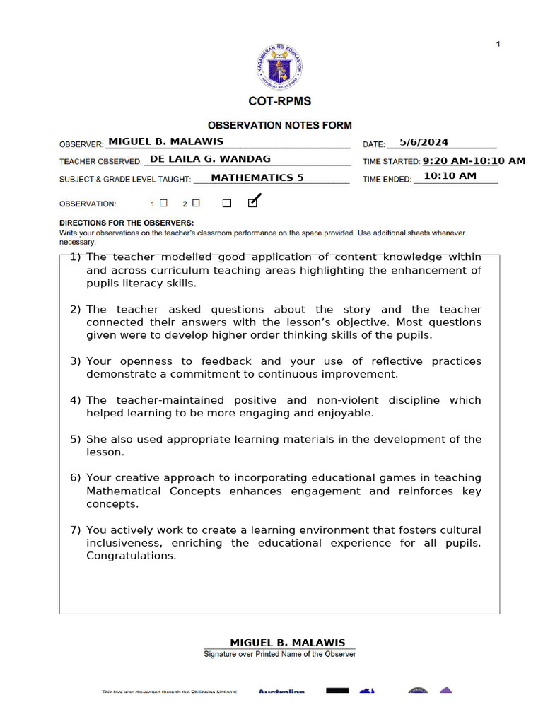 2023 Fourth Quarter Cot de Laila | PDF