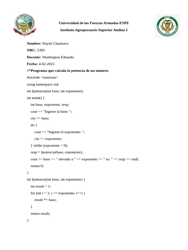 Deber de Programación | PDF