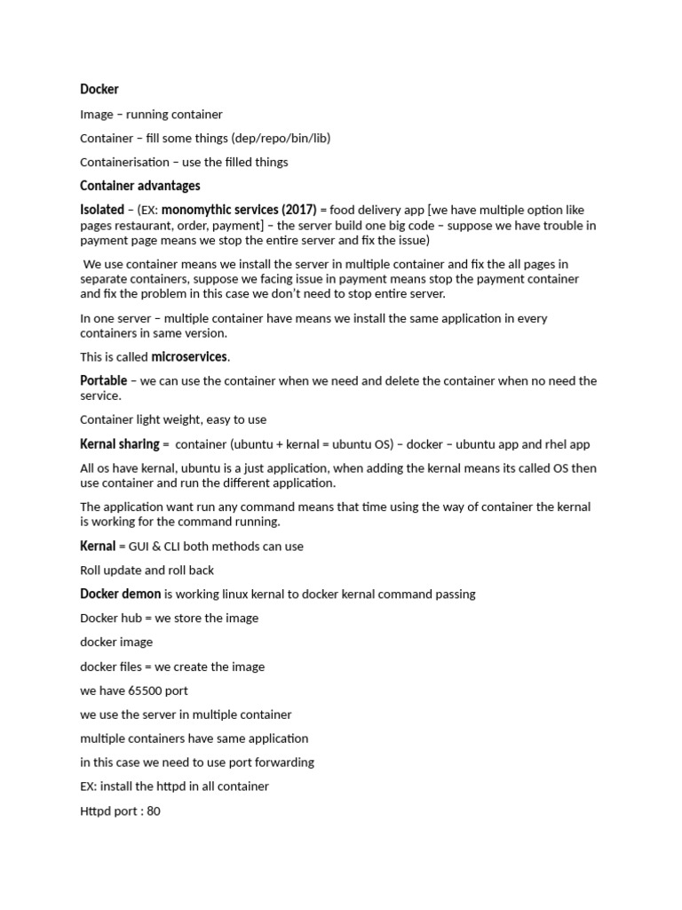 Docker Containerization Guide and Commands | PDF | Port (Computer ...