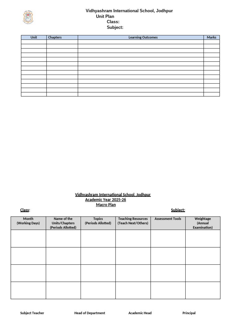 Lesson Plan Format | PDF