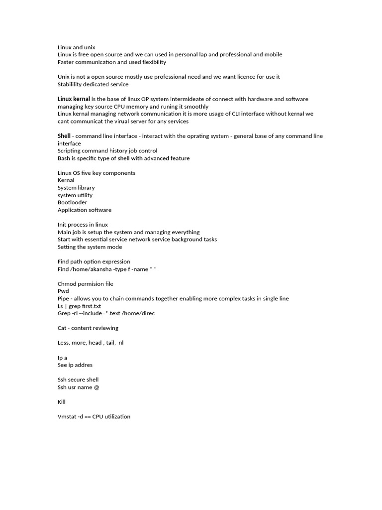 Linux and Unix | PDF