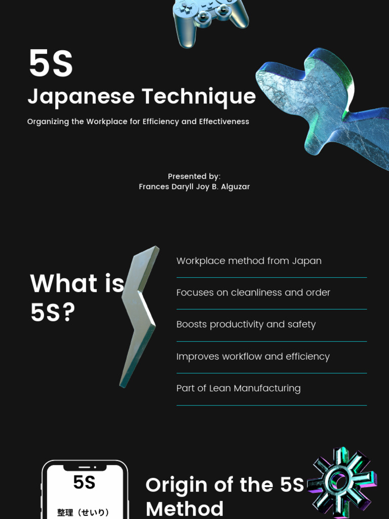 5S Japanese Technique | PDF | Lean Manufacturing | Business
