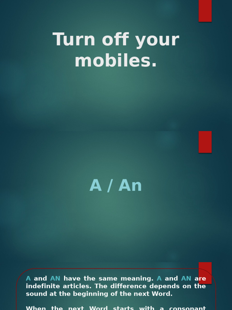 Turn Off - A-AN | PDF