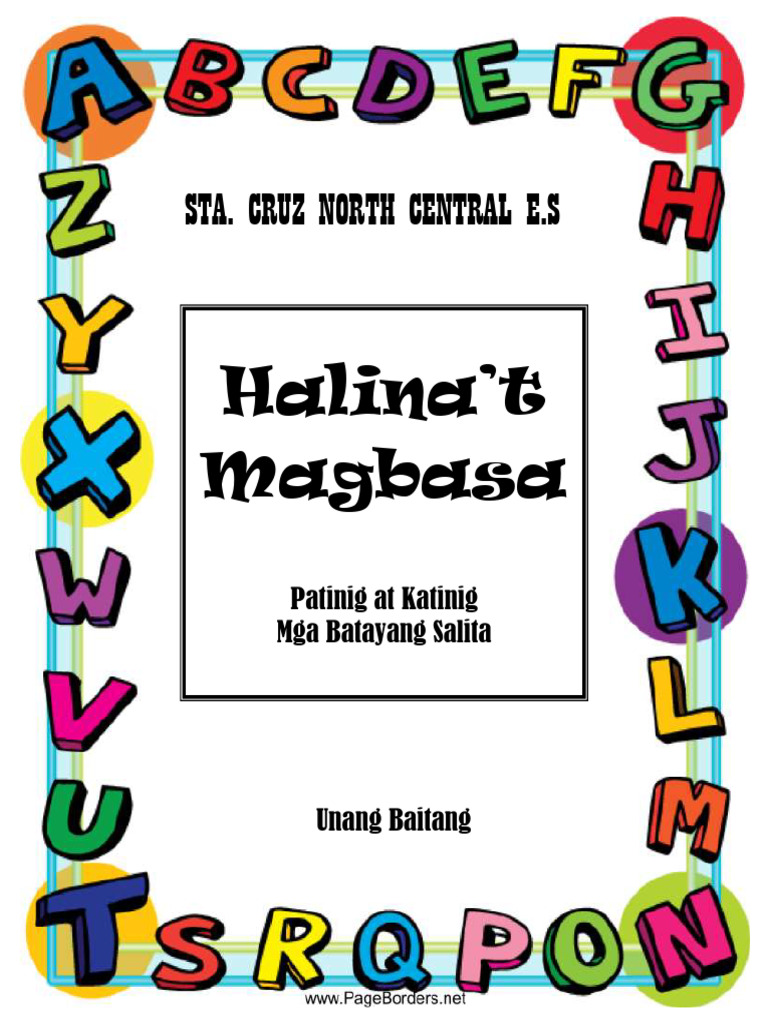 Patinig Tunog Aa | PDF