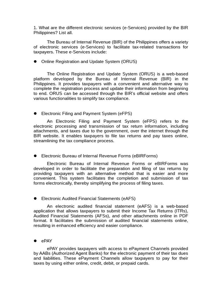 Income Tax Assignment (Ebir Forms) | PDF | Taxes | Payments