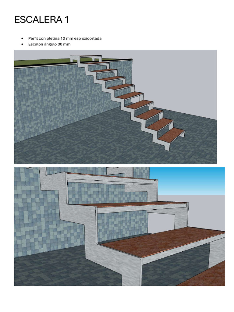 Perfiles y Escalones para Escaleras | PDF