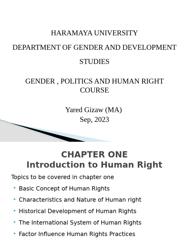Gender & Human Right | PDF | Human Rights | Treaty