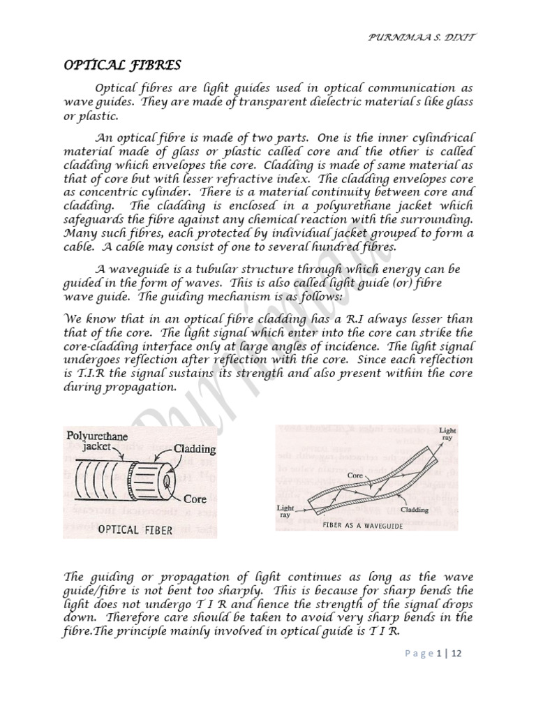 Module 3 Optical Fibres | PDF | Optical Fiber | Optics