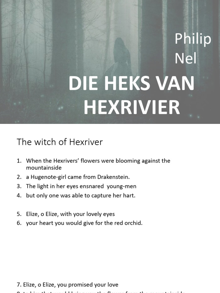 Gr. 12 Die Heks Van Hexrivier | PDF