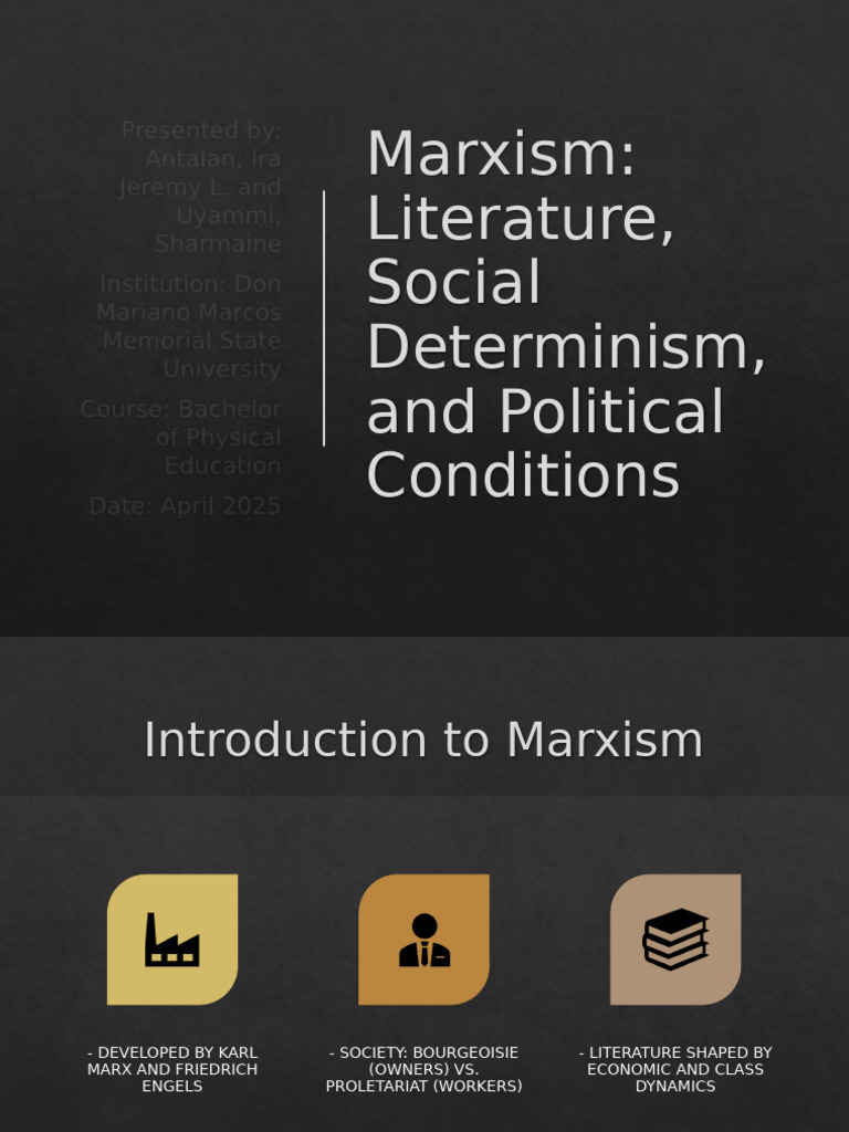 Marxism in Literary Analysis | PDF | Marxism | Communism