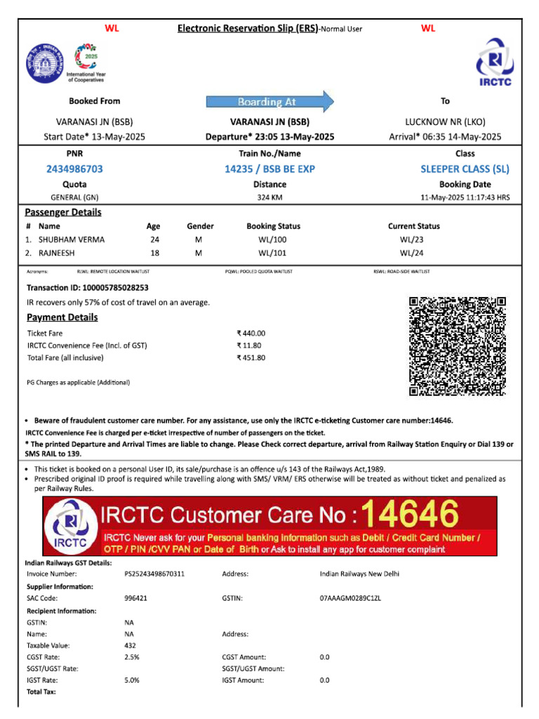 Return Ticket | PDF