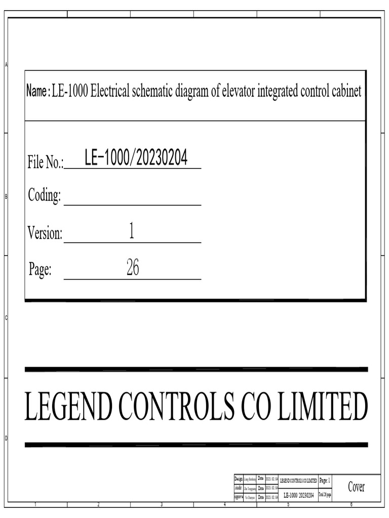 LE-1000 Electrical Schematic | PDF | Switch | Relay