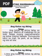 Filipino Stories Reading Comprehension Worksheet | PDF