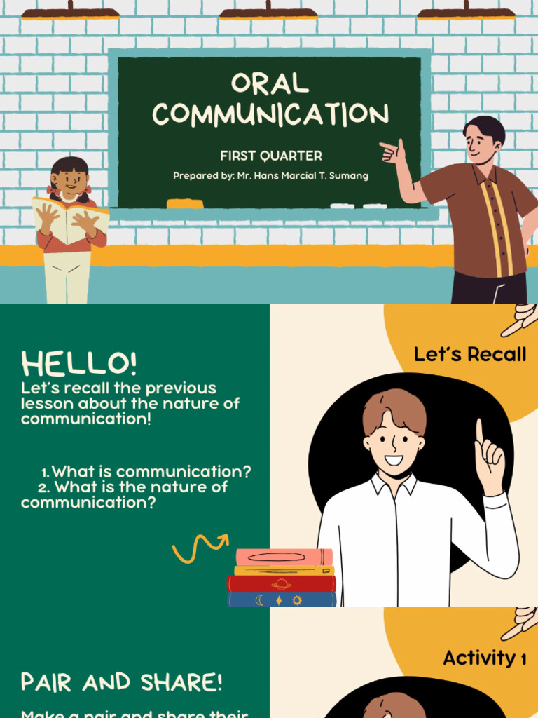 Oral Communication | PDF