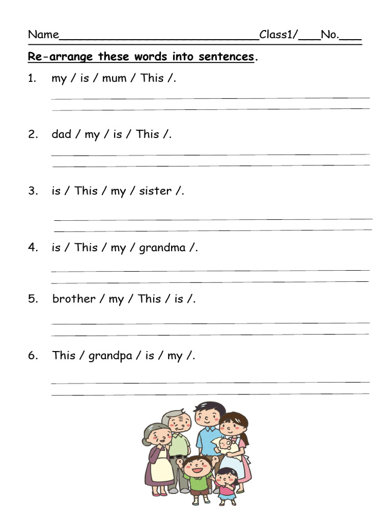 Sentence Rearrangement Exercise | PDF