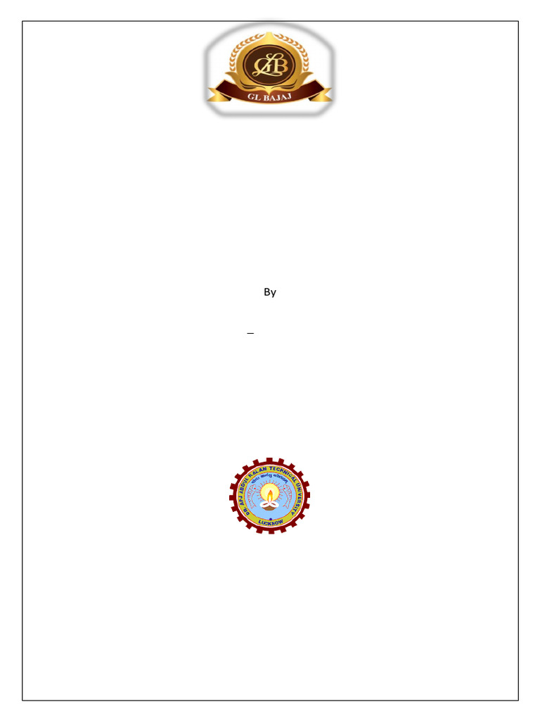 MCA Final Sem Project Report Format-KCA-451-CTM - 1 | PDF | Software ...