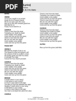 He Arose: Easter Hymn Lyrics | PDF