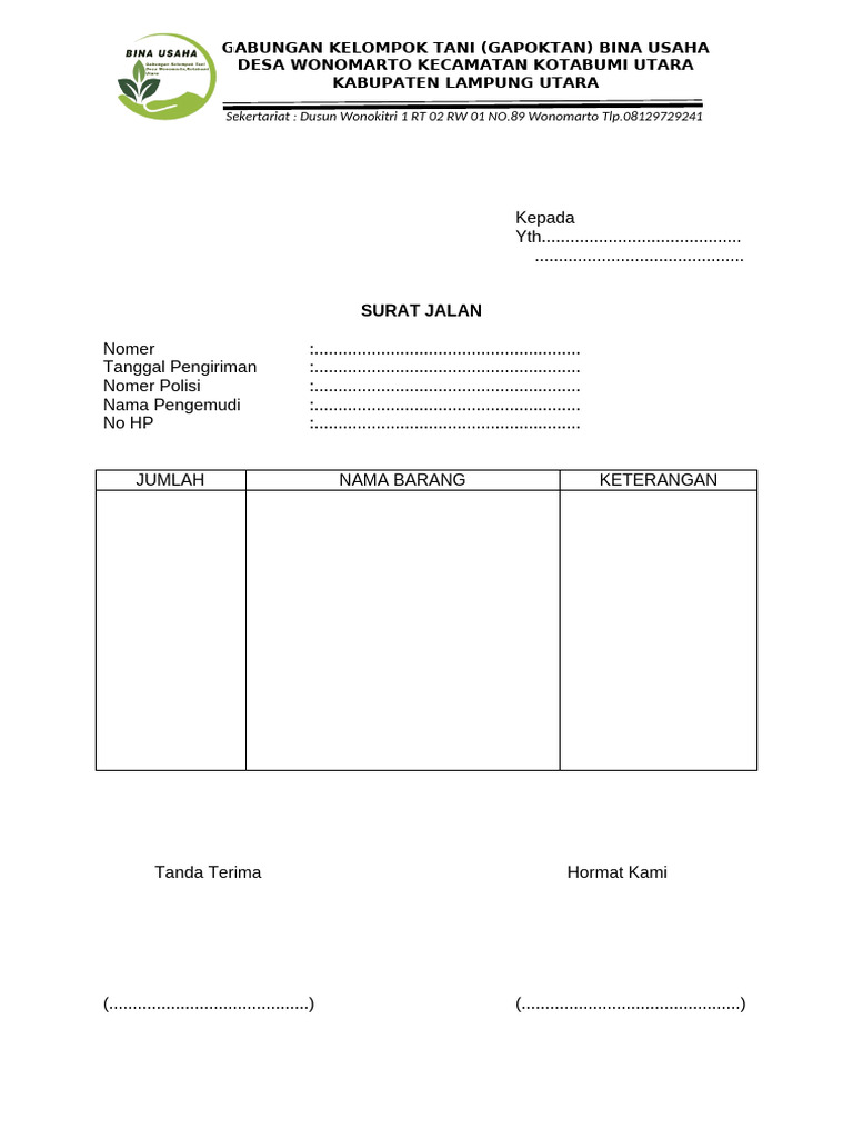 Surrat Jalan | PDF