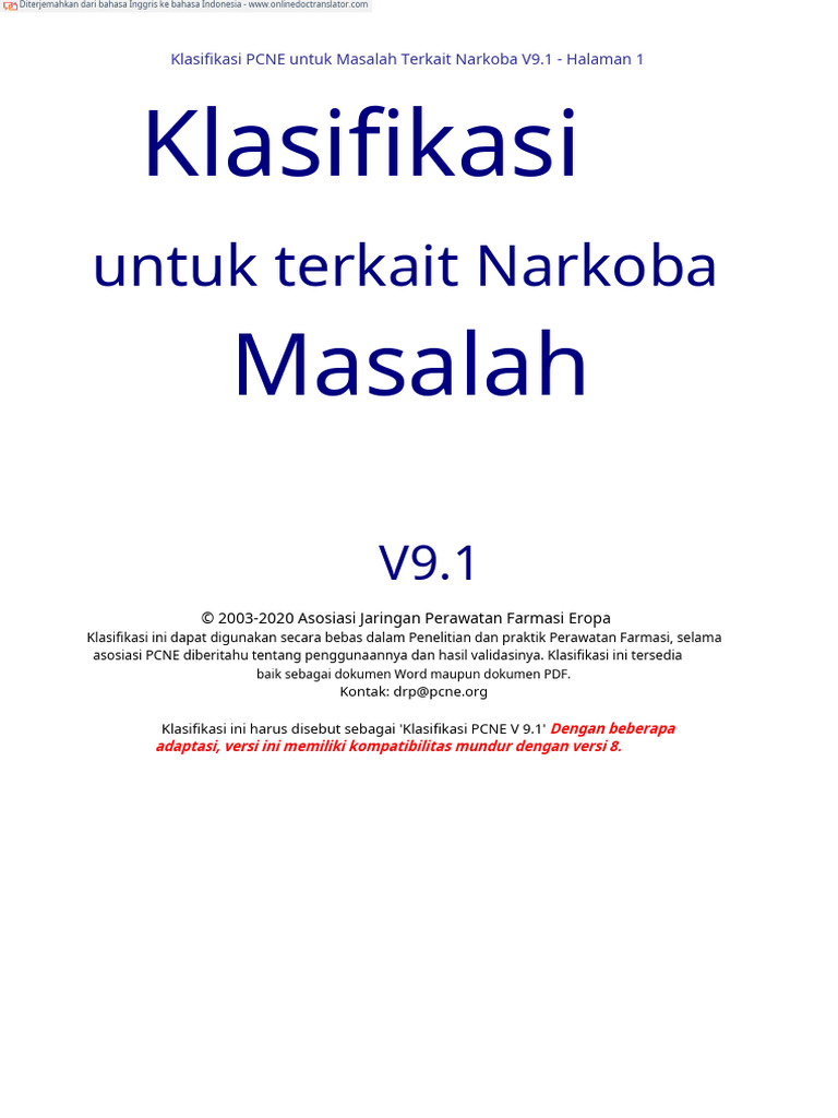 417 PCNE Classification V9-1 Final - En.id | PDF