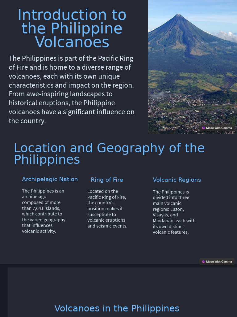 Introduction To The Philippine Volcanoes 240313033604 2600b89a | PDF ...