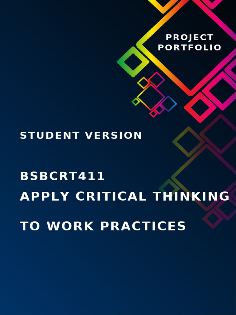 BSBCRT411 Project Portfolio | PDF | Cloud Computing | Evaluation