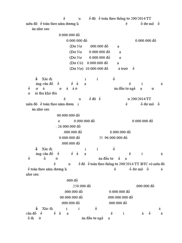 Bài Tập Ôn Kttc1 | PDF