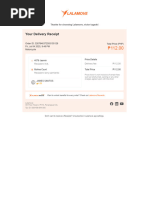 Lalamove Delivery Receipt Details | PDF