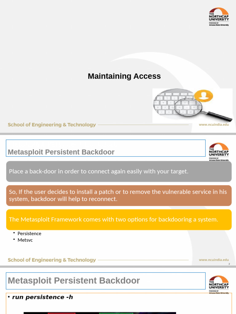 Lect36 Maintaing Access | PDF