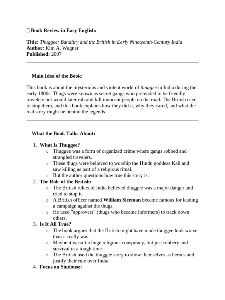 ? Book Review in Easy English | PDF