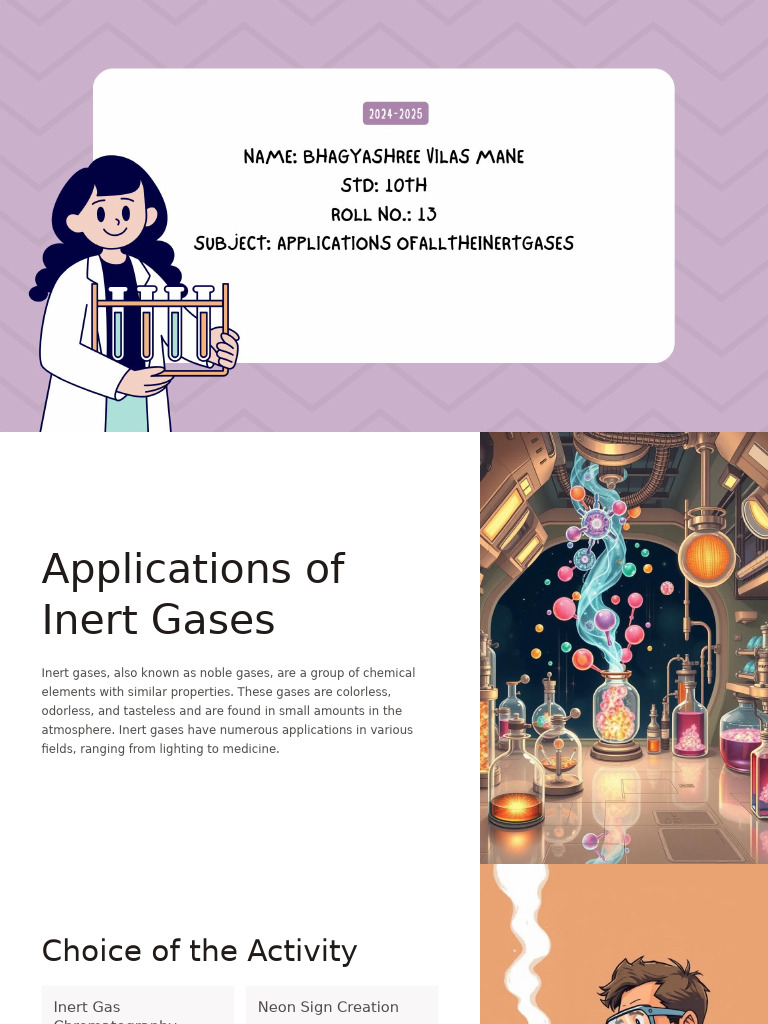Science 1 Project Final | PDF | Argon | Gases