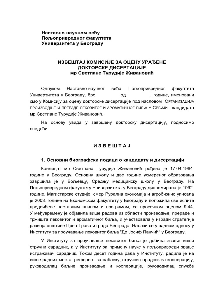 Turudija Zivanovic Svetlana L | PDF