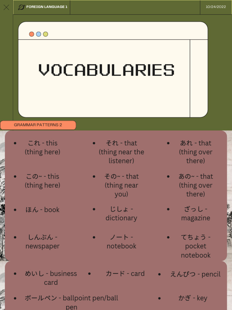Grammar Pattern 2 | PDF